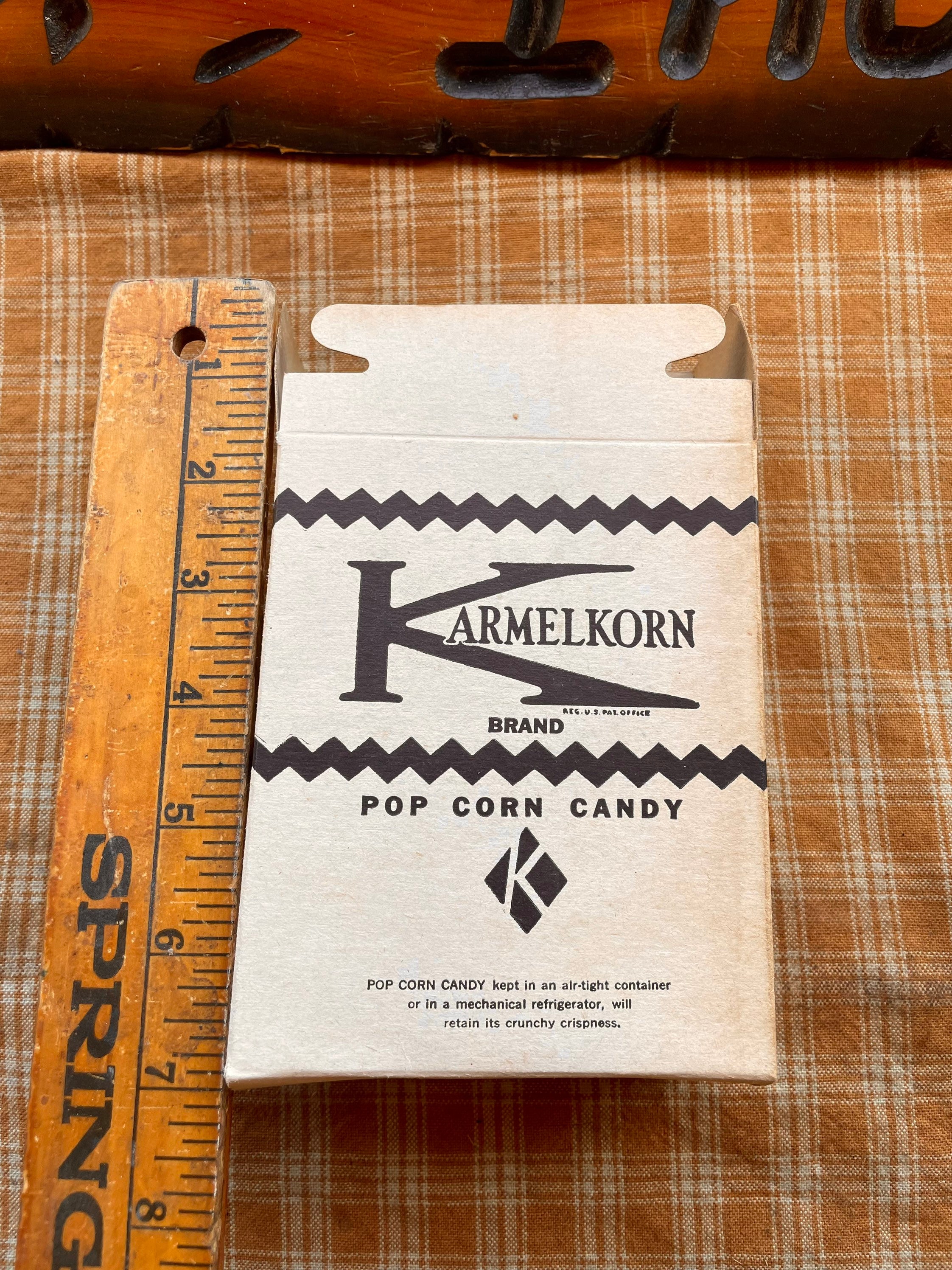 Vintage Karmelkorn Popcorn Candy Box Unused | Etsy