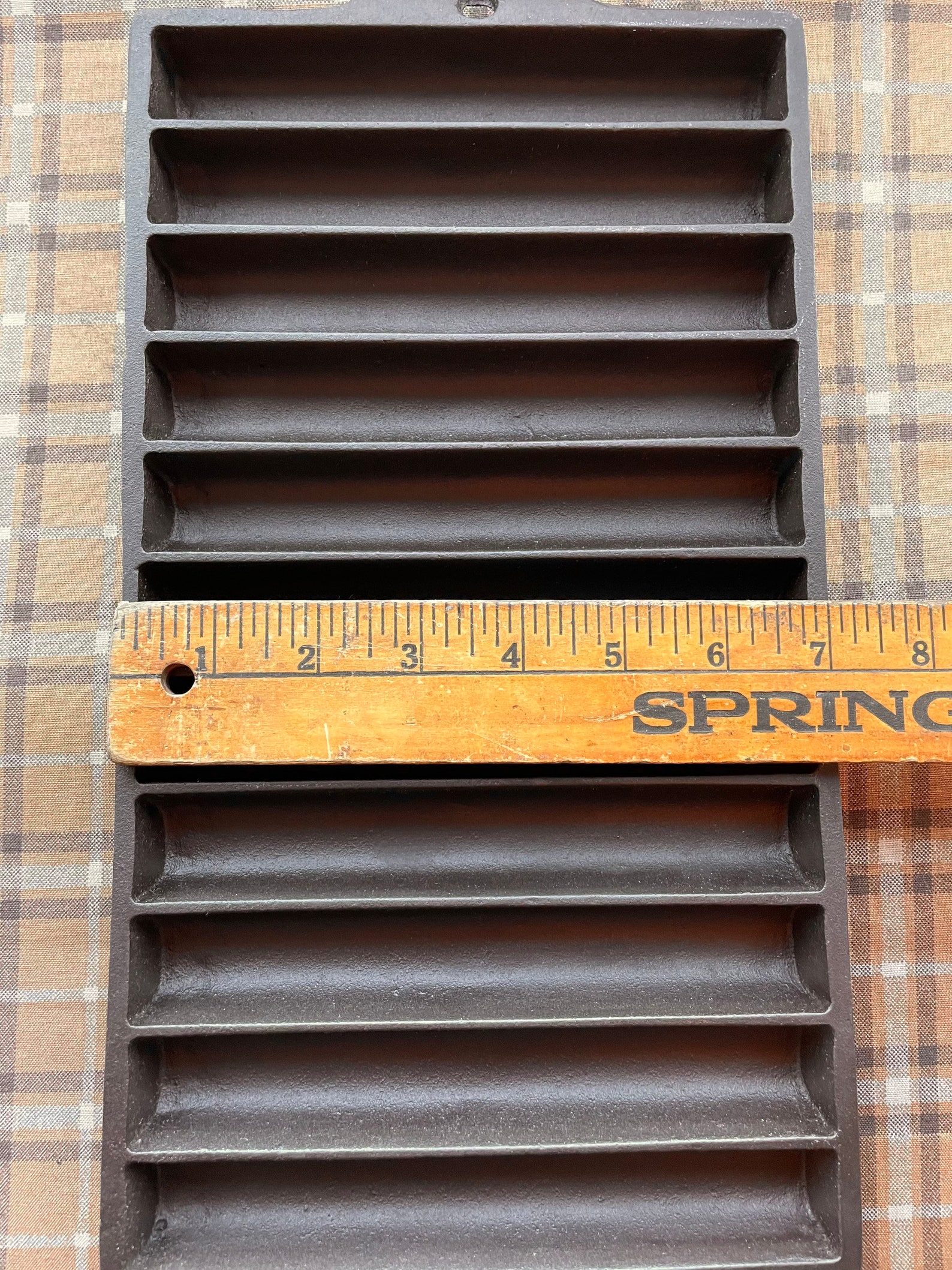 Vintage Unmarked Cast Iron Breadstick Pan - Etsy