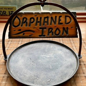 Rare! 1800’s Bailed Rotating Hearth Griddle Cast Iron Skillet - Etsy