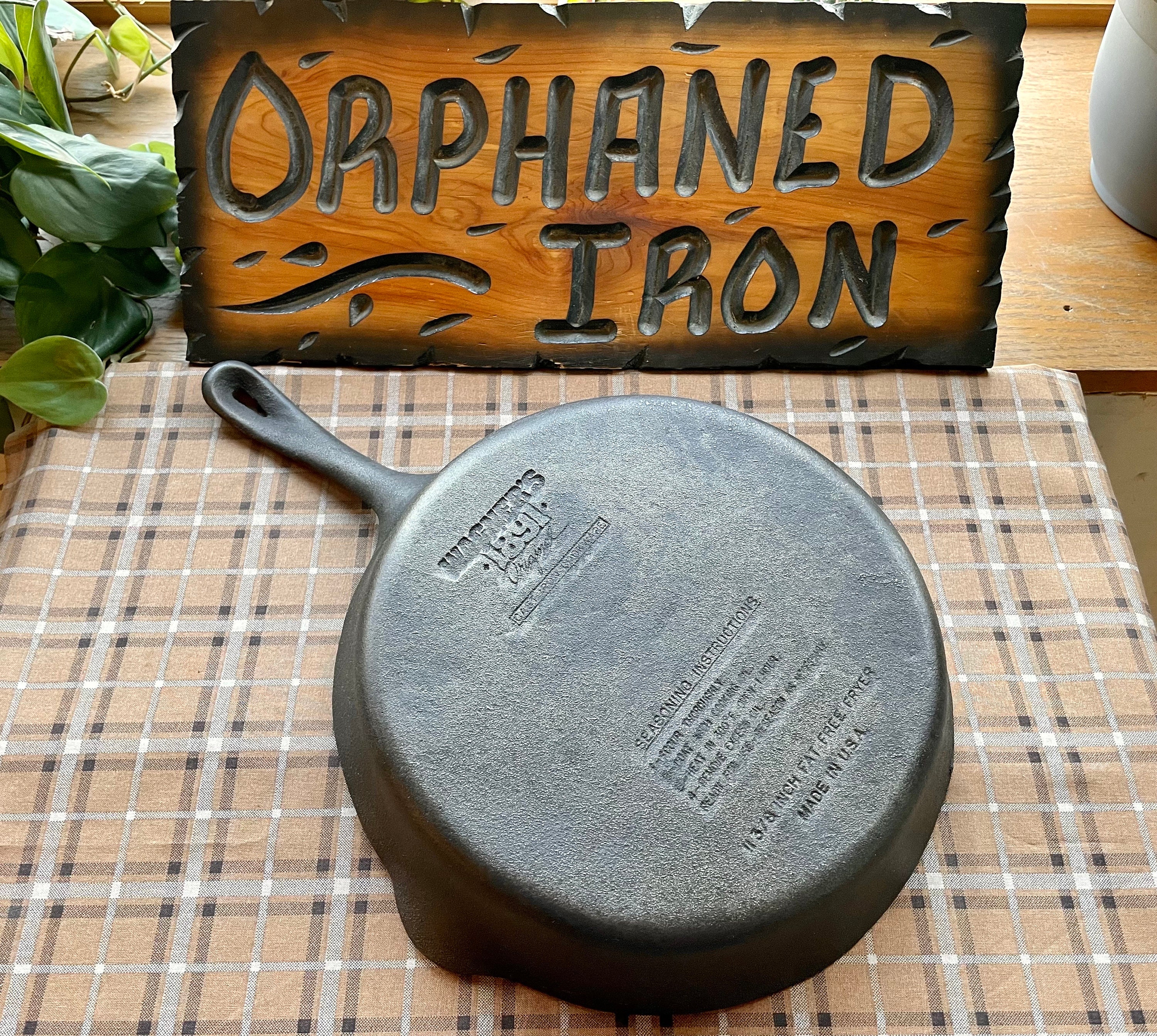 Wagner #9 Anniversary Fat Free Fryer Grill Pan Cast Iron Skillet - Etsy