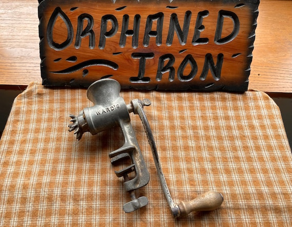 Wards Cast Iron Food Chopper/meat Grinder | Etsy