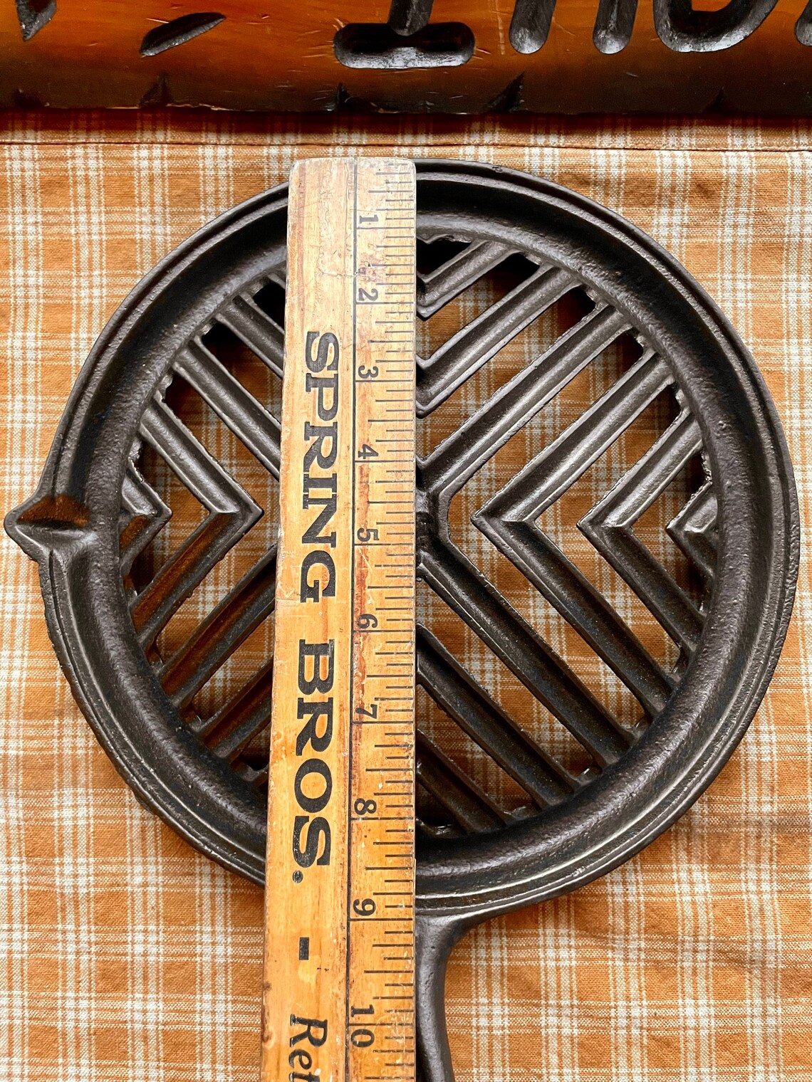 Rare 1800s Cast Iron Broiler Pan - Etsy