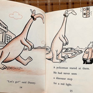 1958 Danny the Dinosaur by Syd Hoff Childrens Book - Etsy
