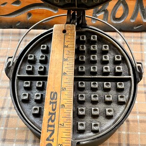 Rare! Wapak #8 High Base Barrel Hinge Waffle Iron - Etsy