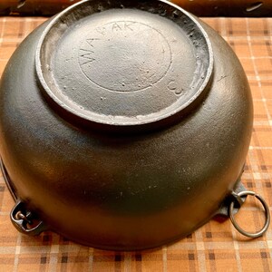 Rare! Wapak #3 Arc Logo Cast Iron Scotch Bowl - Etsy