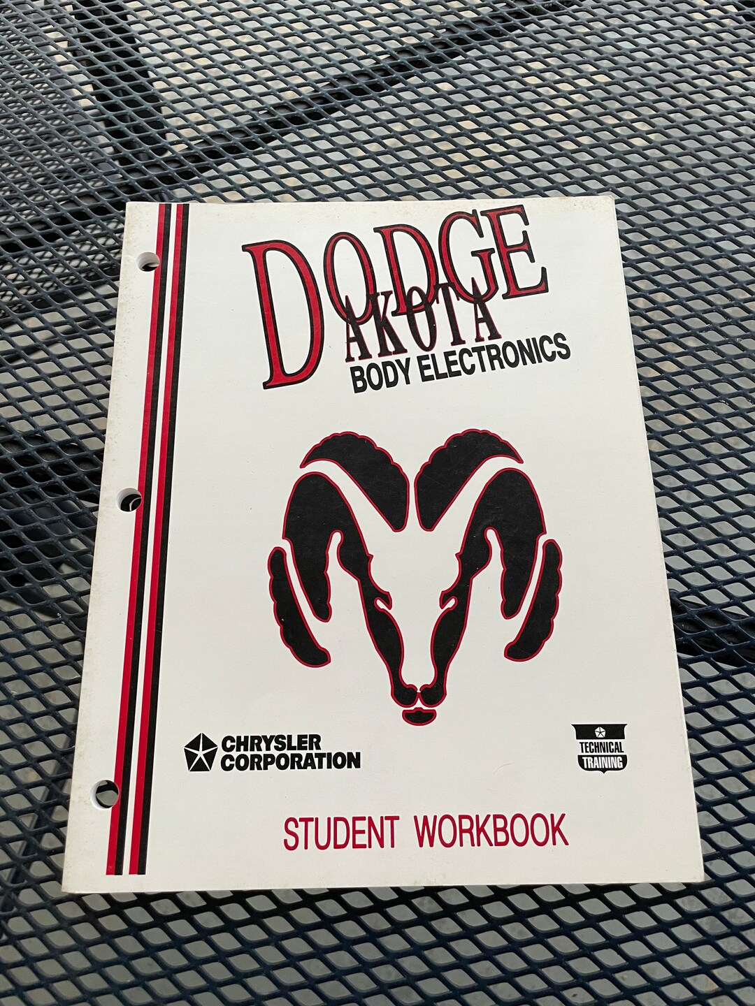 1996 Chrysler Corp ASE Dodge Dakota Body Electronics Student Workbook ...