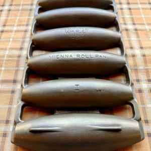 Rare! Wagner Ware Vienna Roll Cast Iron Baking Pan - Etsy