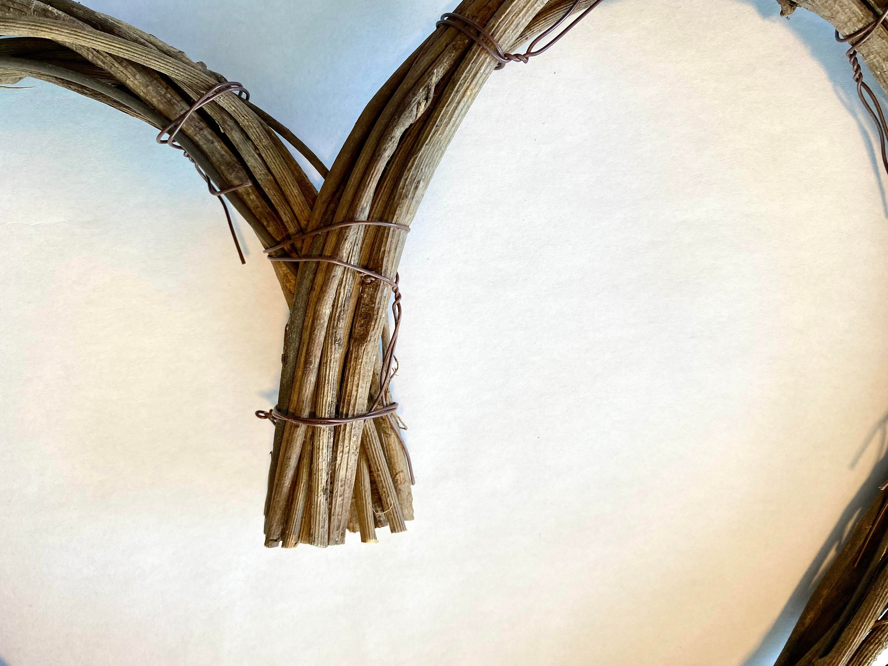 Grapevine Heart Wreathswreath Formheart Wreathgrapevine | Etsy