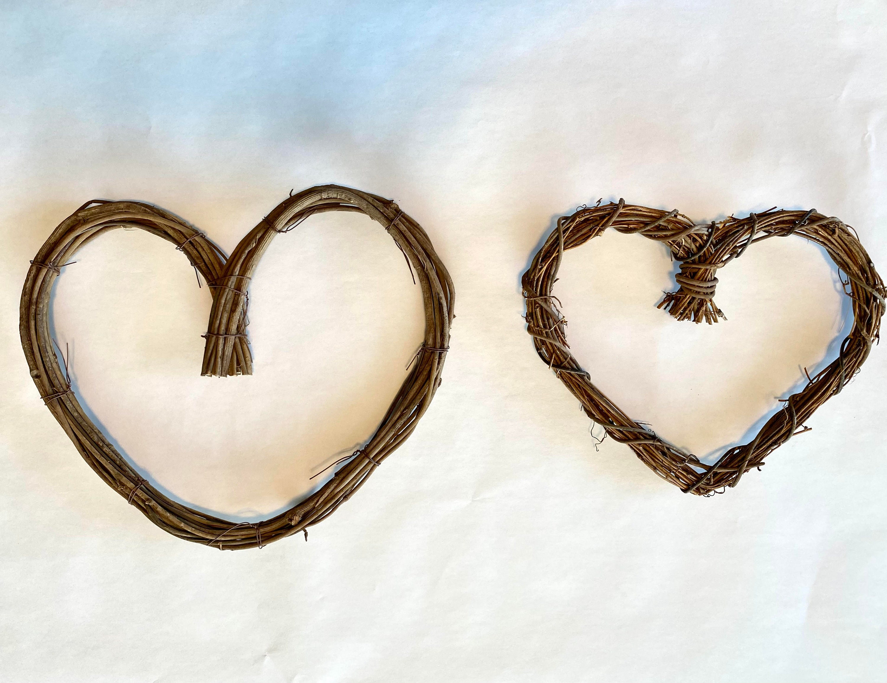 Grapevine Heart Wreathswreath Formheart Wreathgrapevine - Etsy