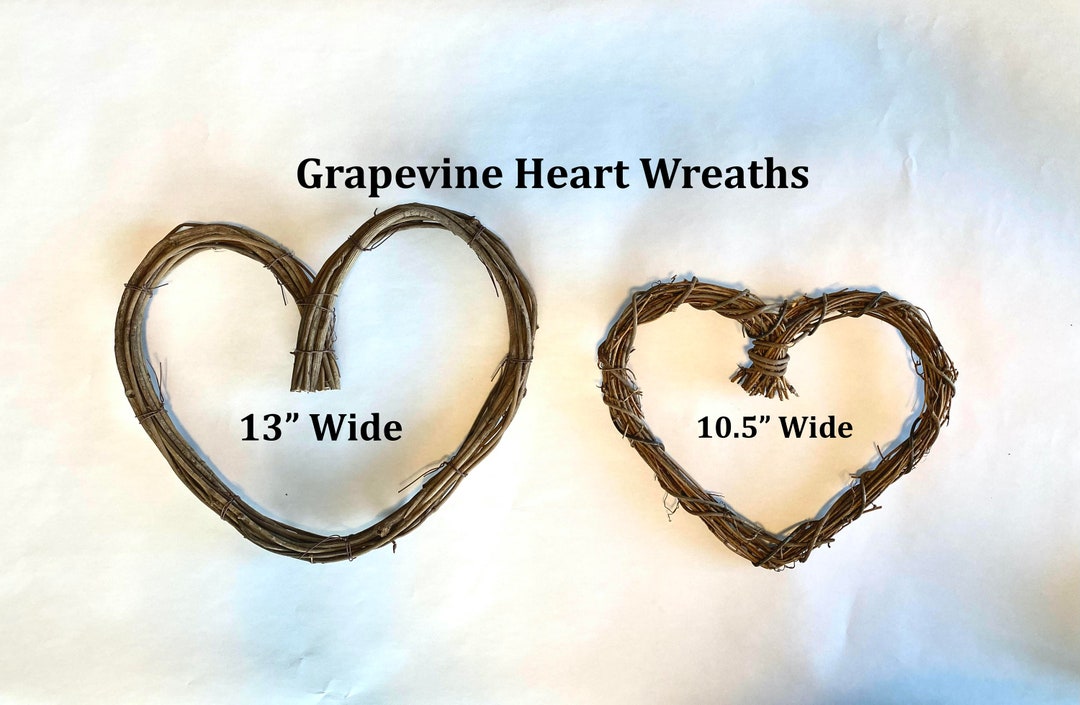 Grapevine Heart Wreaths,wreath Form,heart Wreath,grapevine Hearts,heart ...