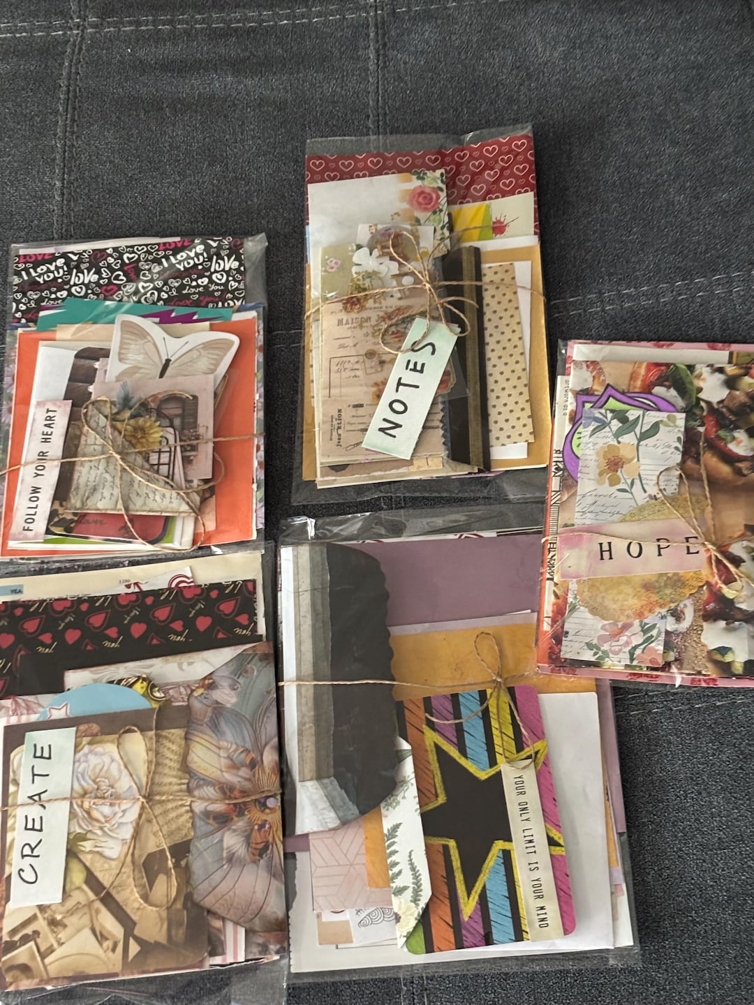 Mystery Paper Scrap Pack: Junk Journaling Scrapbooking Collage Vision ...