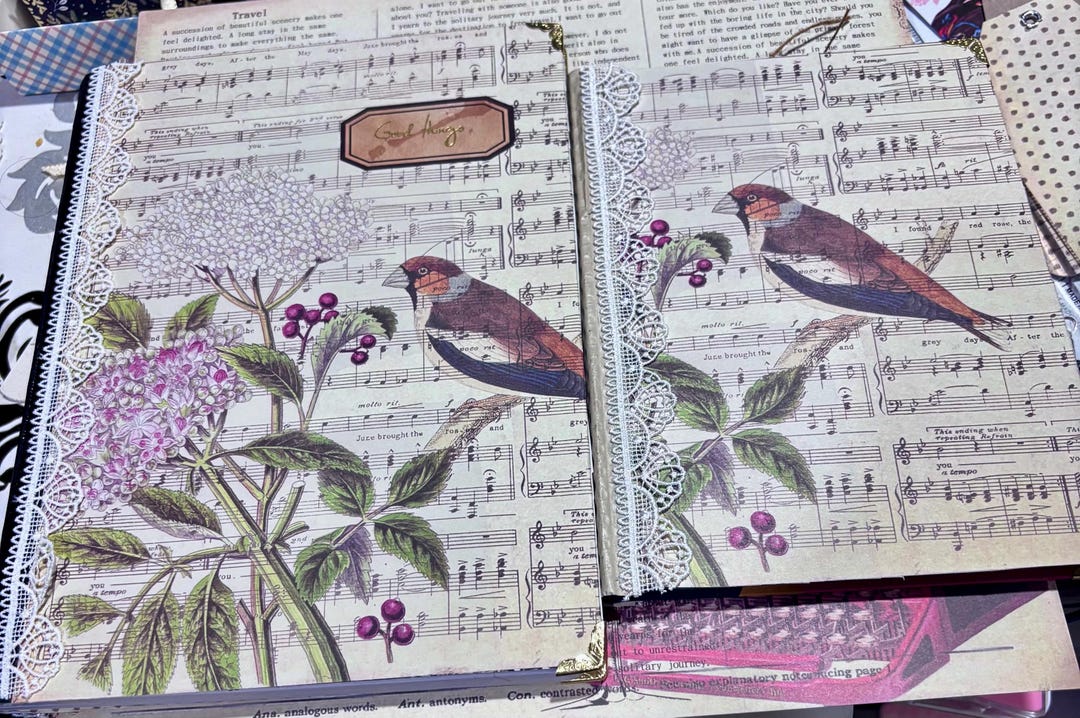 Altered Composition Book Unique Handcrafted Covers Journal Travel ...