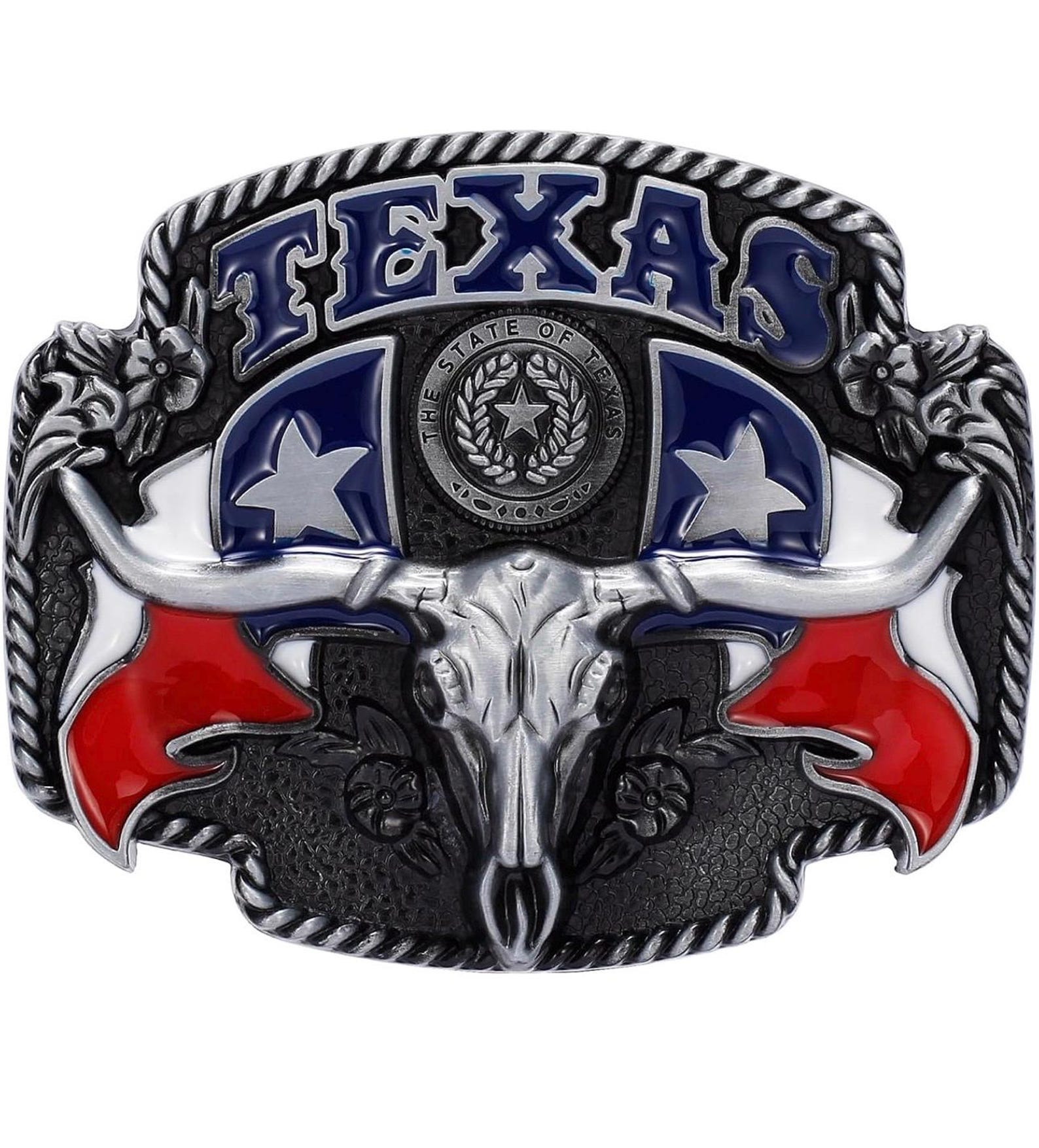 Show off Your Style With This Texas Themed Belt Buckle. Featuring Bold ...