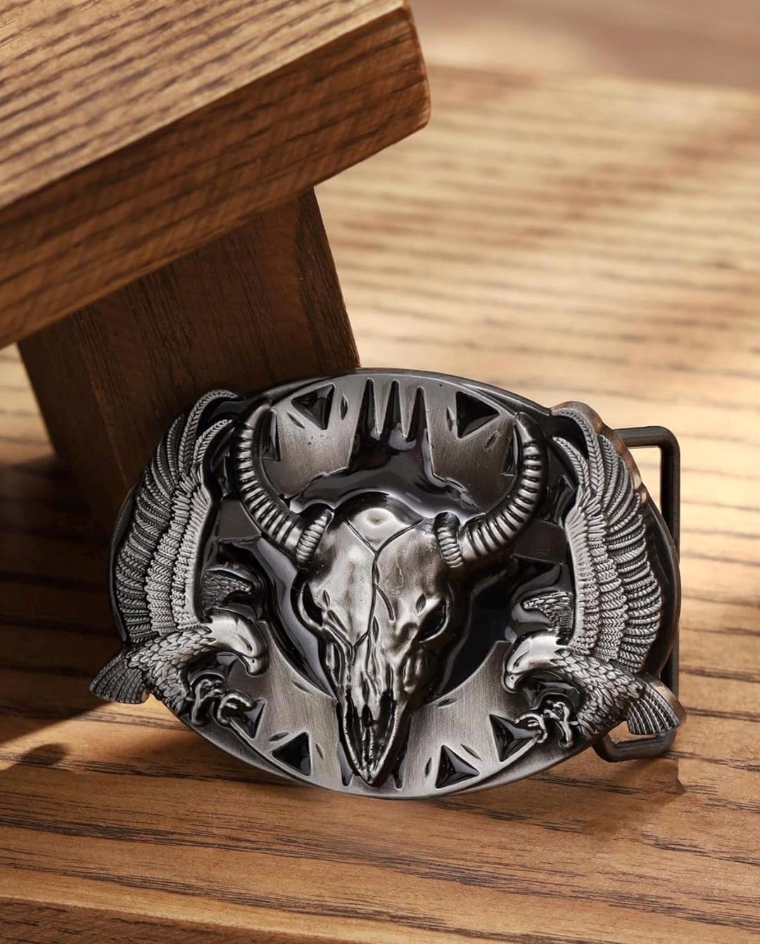 Goat Rectangle Steer Buckle Bull Buckle Cowboy Western Style - Etsy