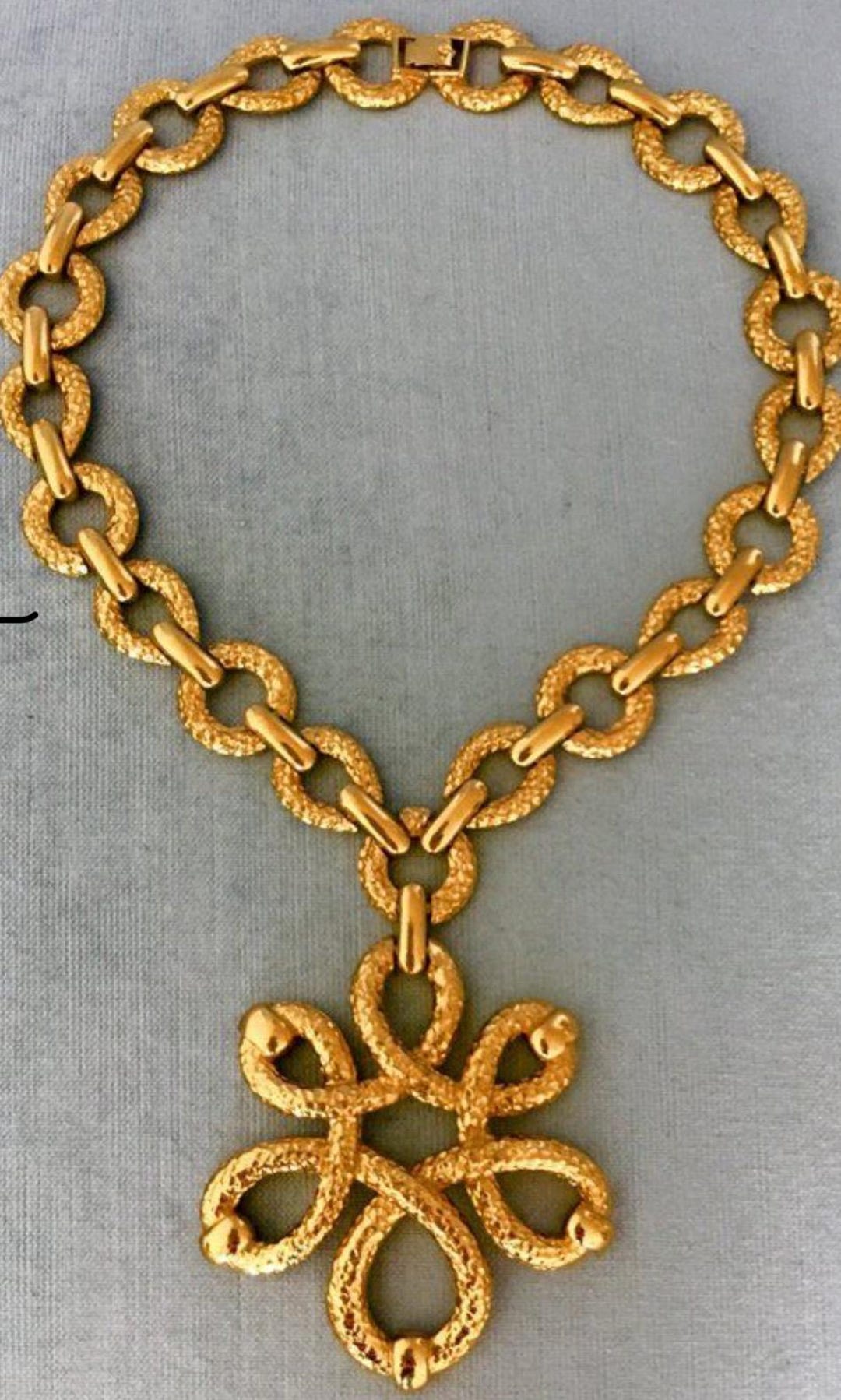 Monet Rare Vintage Huge Espectacular Infinity Necklace - Etsy