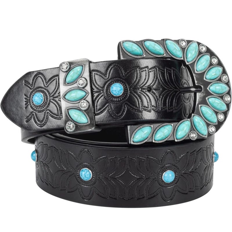 Turquoise Belts - Etsy