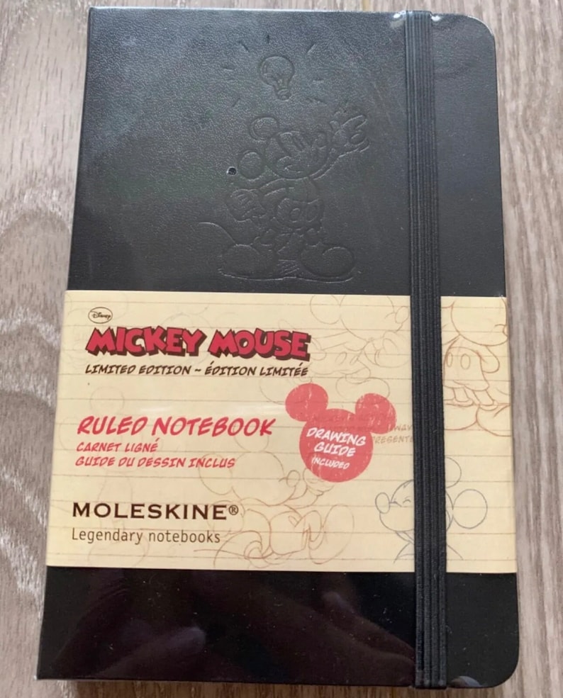 Moleskine Limited Edition Mickey Mouse Pocket Notebook - Etsy