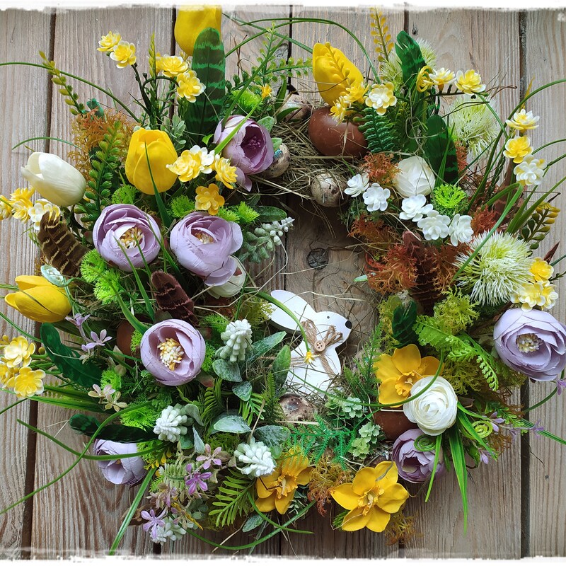 Spring Door Wreath - Etsy