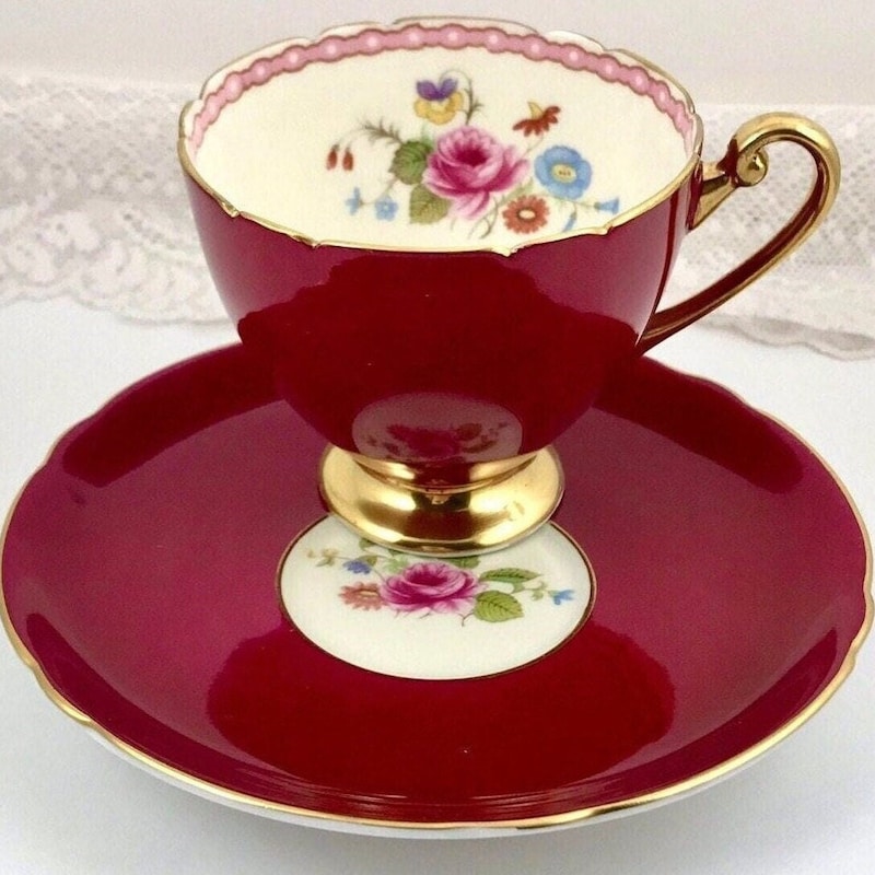 Gold Tea Cups - Etsy
