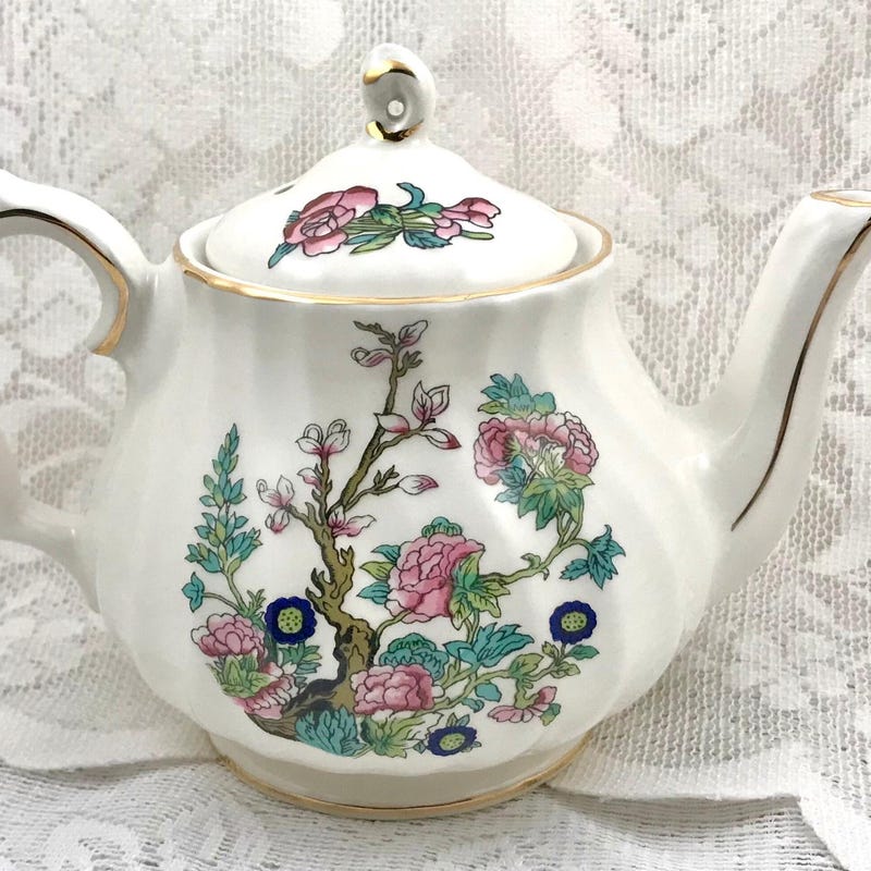 Floral Teapot - Etsy