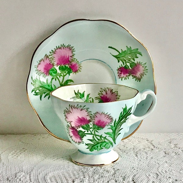 Thistle Tea Cup - Etsy