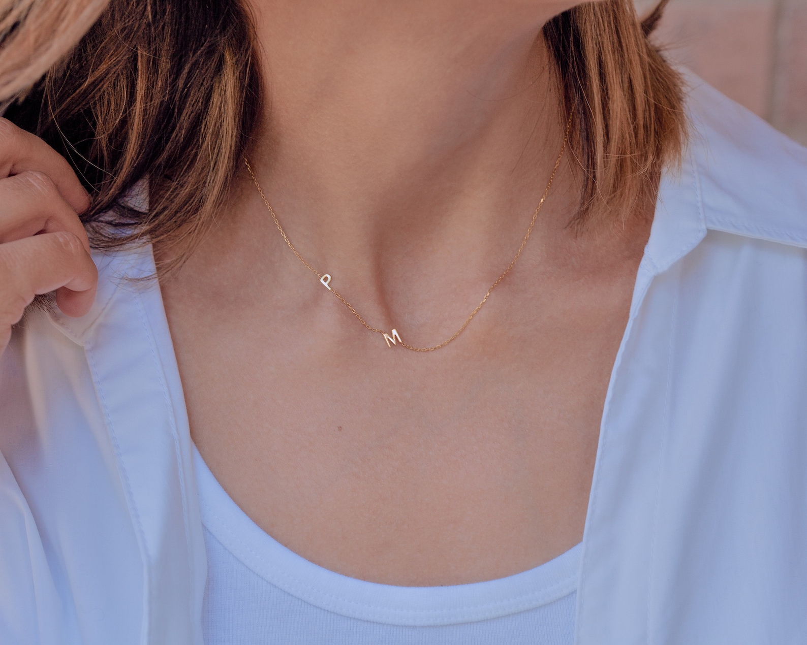 Personalized Sideways Initials Gold Christmas Gifts for - Etsy