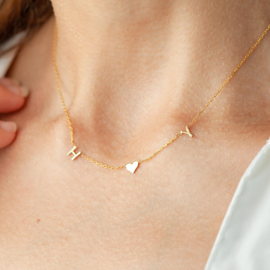 Personalized Name Necklace - Initial Necklace - Letter Necklace ...