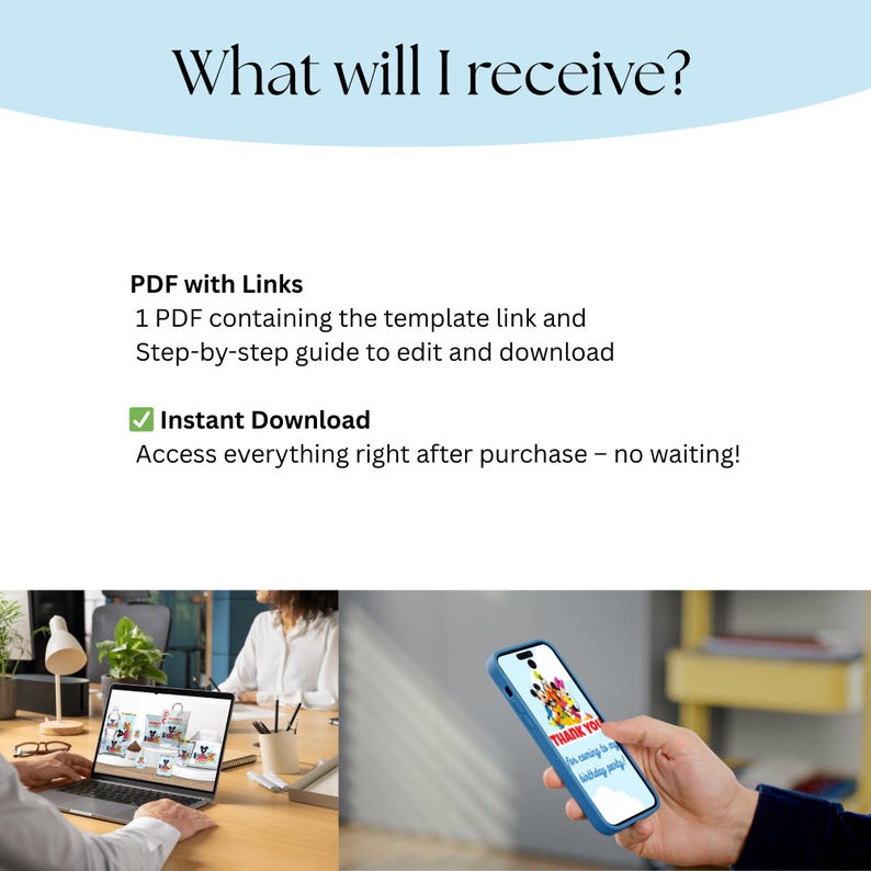 Mickey Mouse Clubhouse Party Bundle | Editable Canva Templates | Chip ...