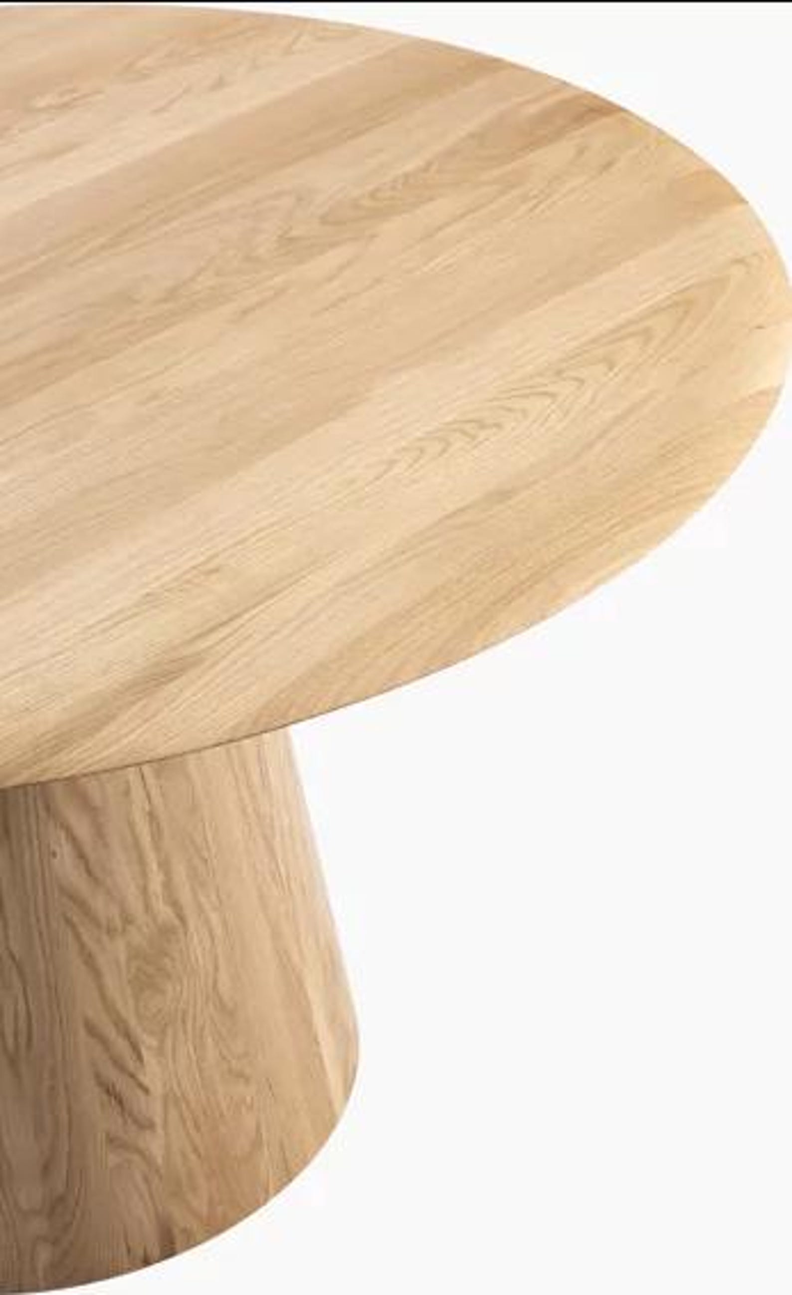 Iconic Japandi Mushroom Round Dining Table in American Oak Japanese ...