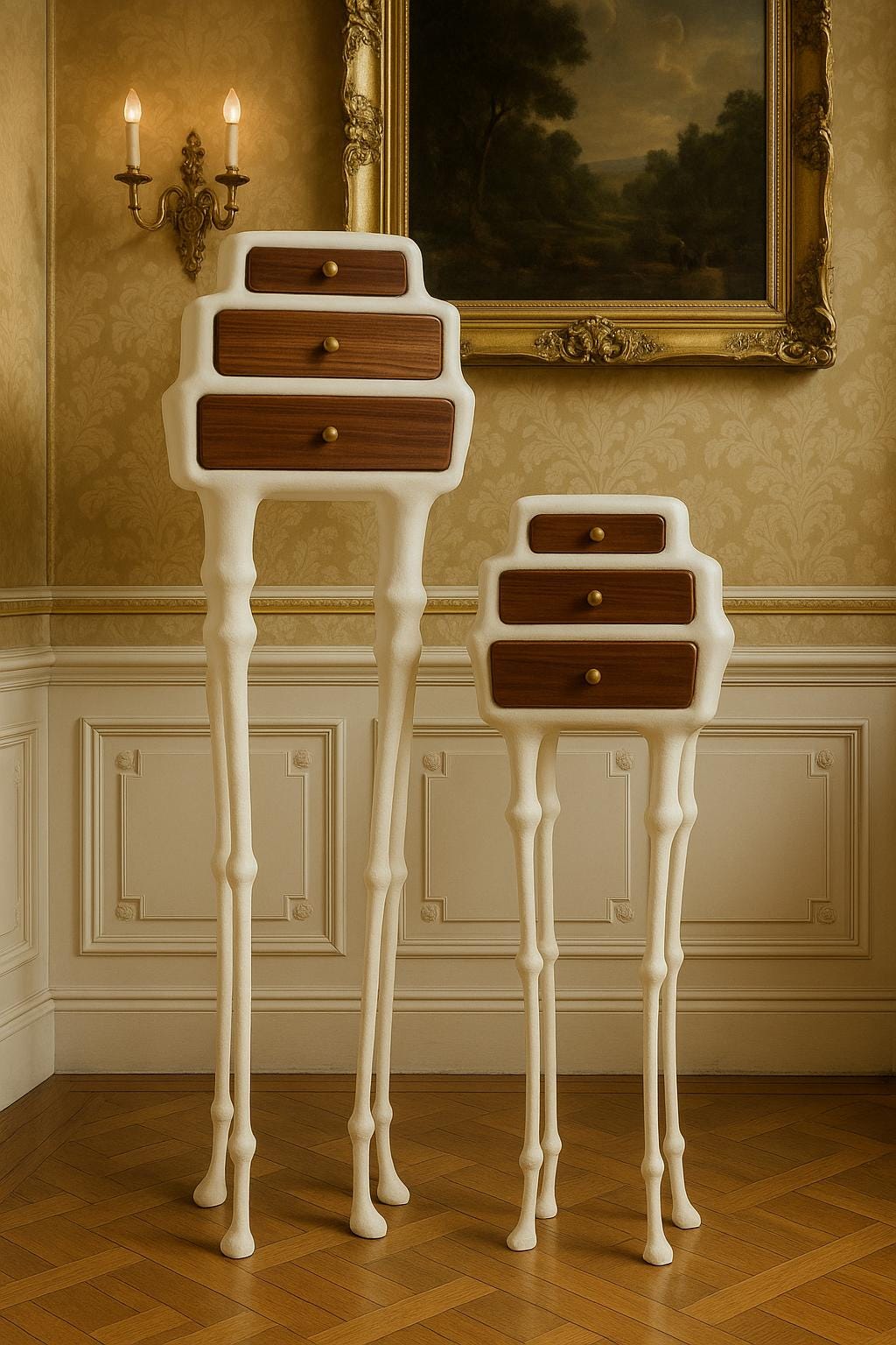 Stilted Reverie – Surreal Drawer Cabinet the Walking Dresser Creative ...