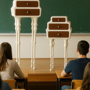 Surrealist Drawer Cabinet: Handmade Leggy Dresser, Wabi Sabi Furniture ...