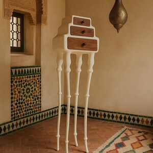 Surrealist Drawer Cabinet: Handmade Leggy Dresser, Wabi Sabi Furniture ...