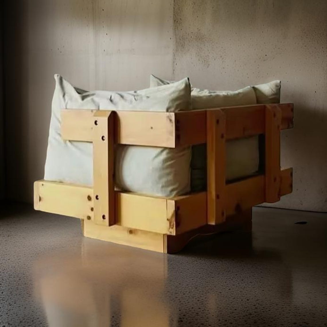 Iconic Japandi Lounge Chair With Japanese Concept and Character Shiro ...