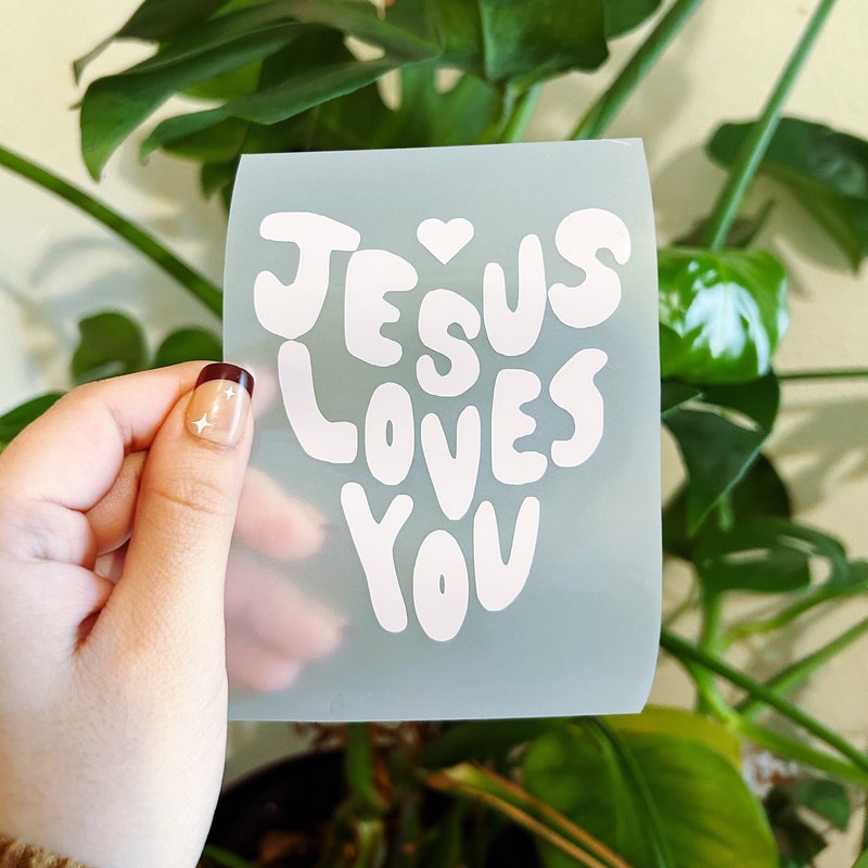 Jesus Decal - Etsy