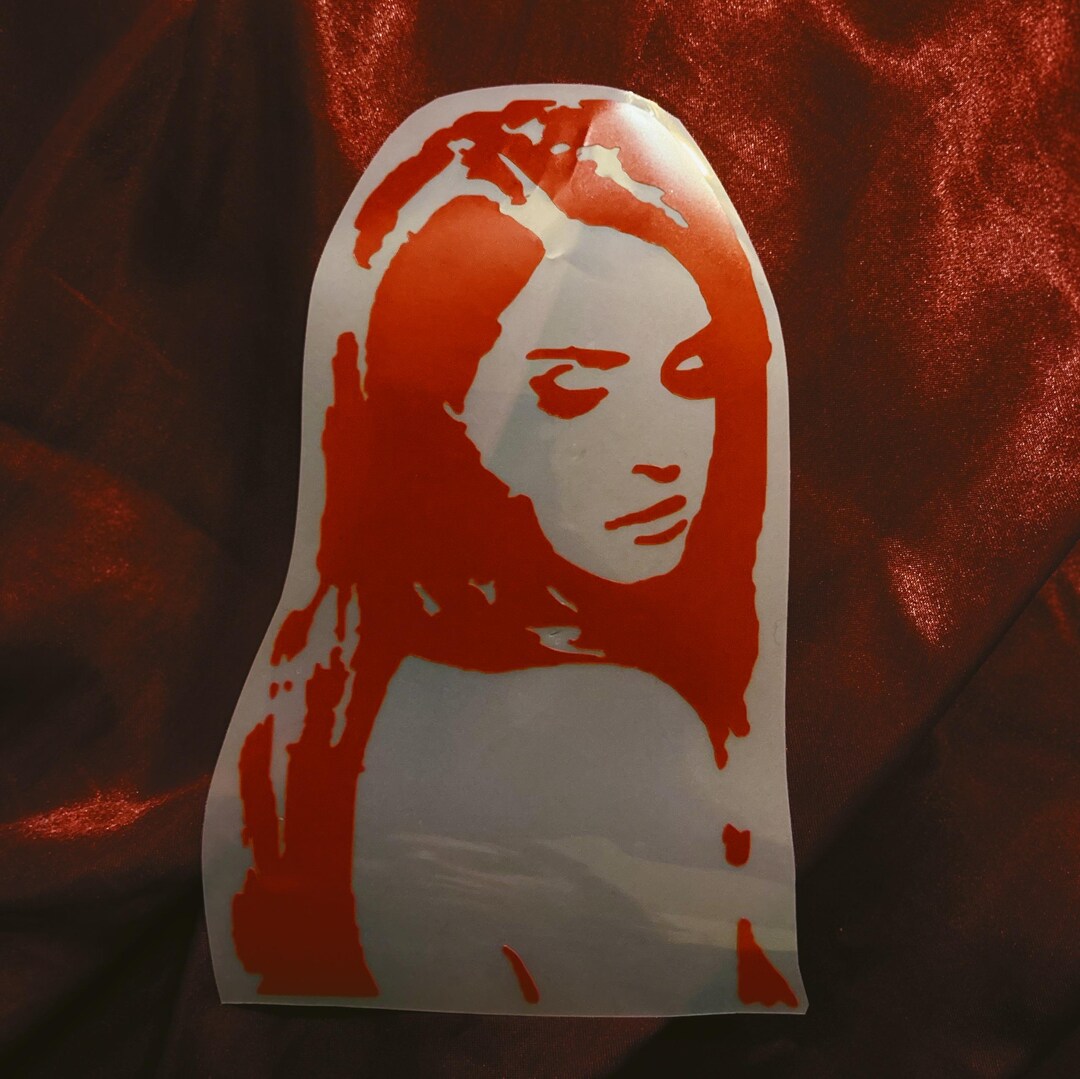 Del Rey Car Decal || Pop Car Decals || Cute Car Decals || Red , White ...