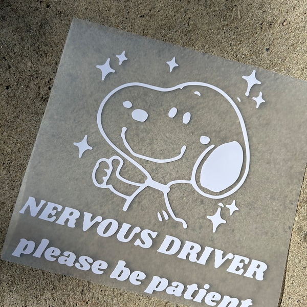 Snoopy Decal for Car - Etsy