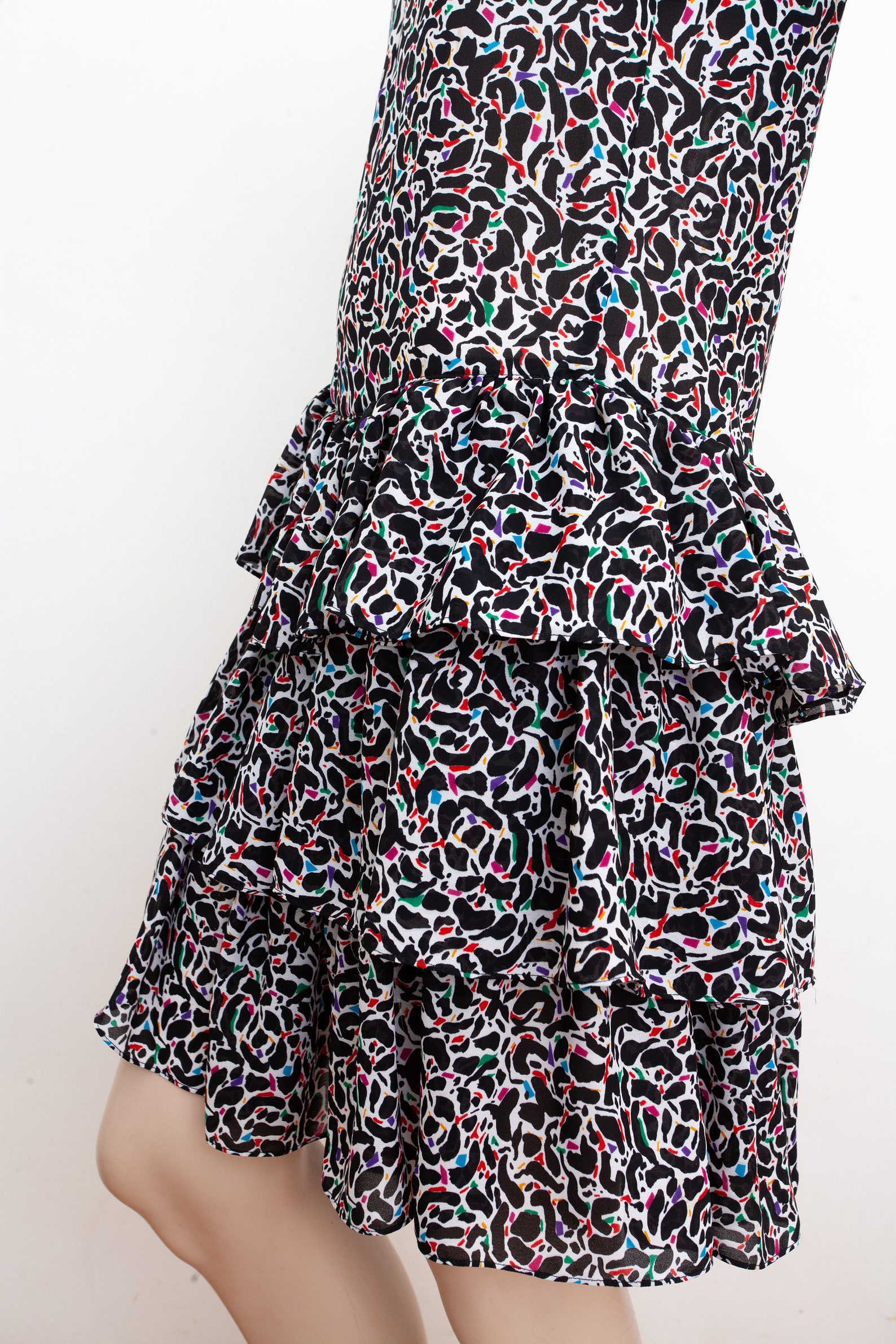 80s style vintage Ra Ra layered tiered dress Size 10 AU | Etsy