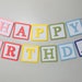 Pastel Alphabet Block Birthday Banner: ABC Building Block Party - Etsy