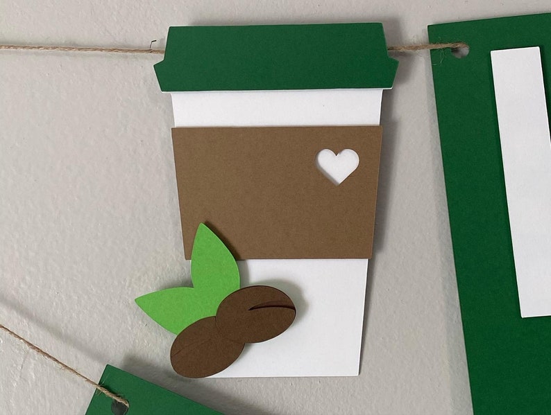 Coffee Birthday Banner Coffee Party Happy Birthday Banner - Etsy