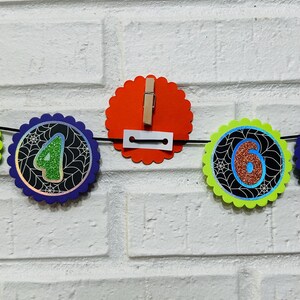Halloween Milestone Banner * Spooky Milestone Banner * Halloween Party ...