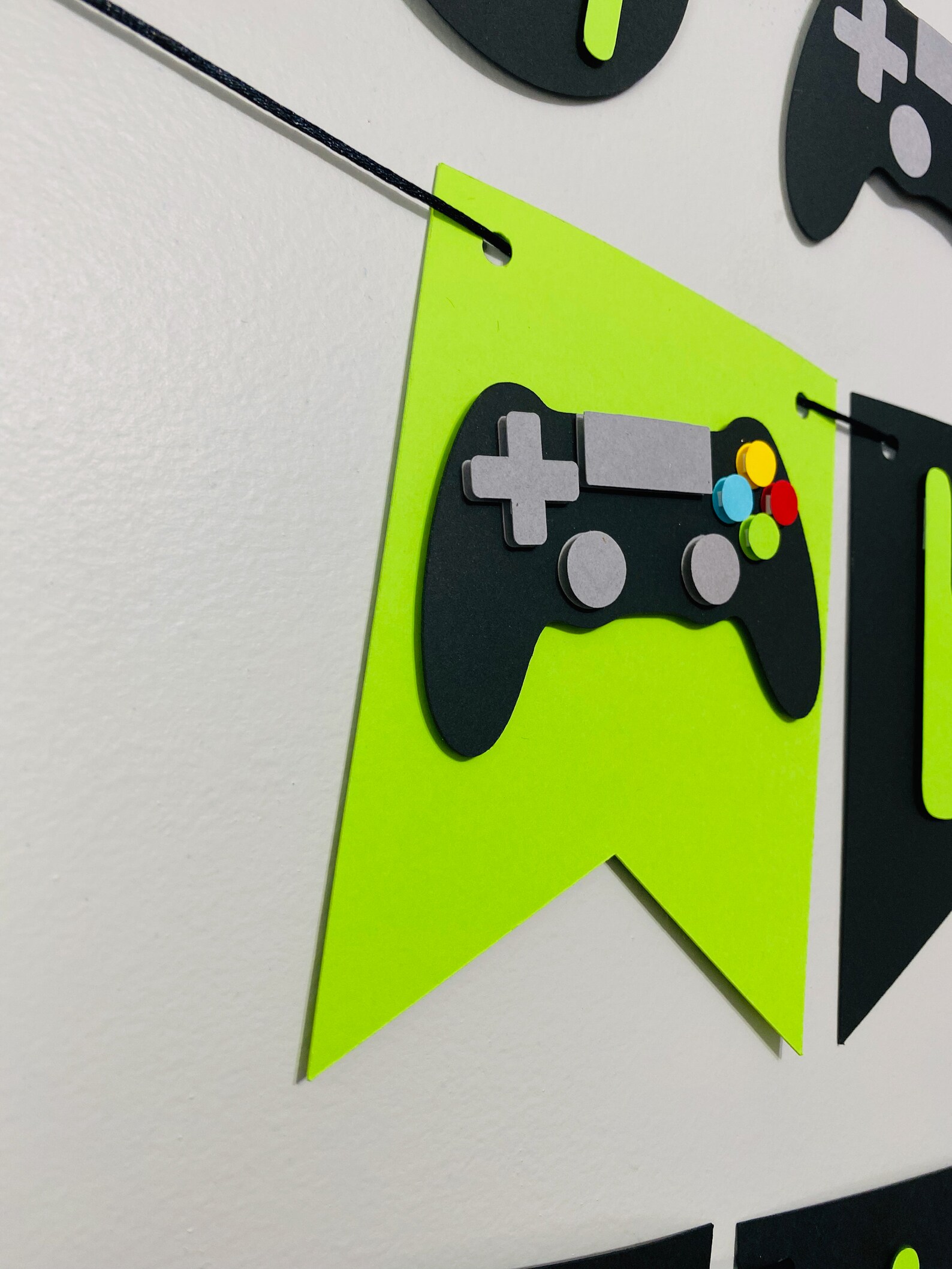 Gamer Happy Birthday Banner Video Game Banner Video Game - Etsy