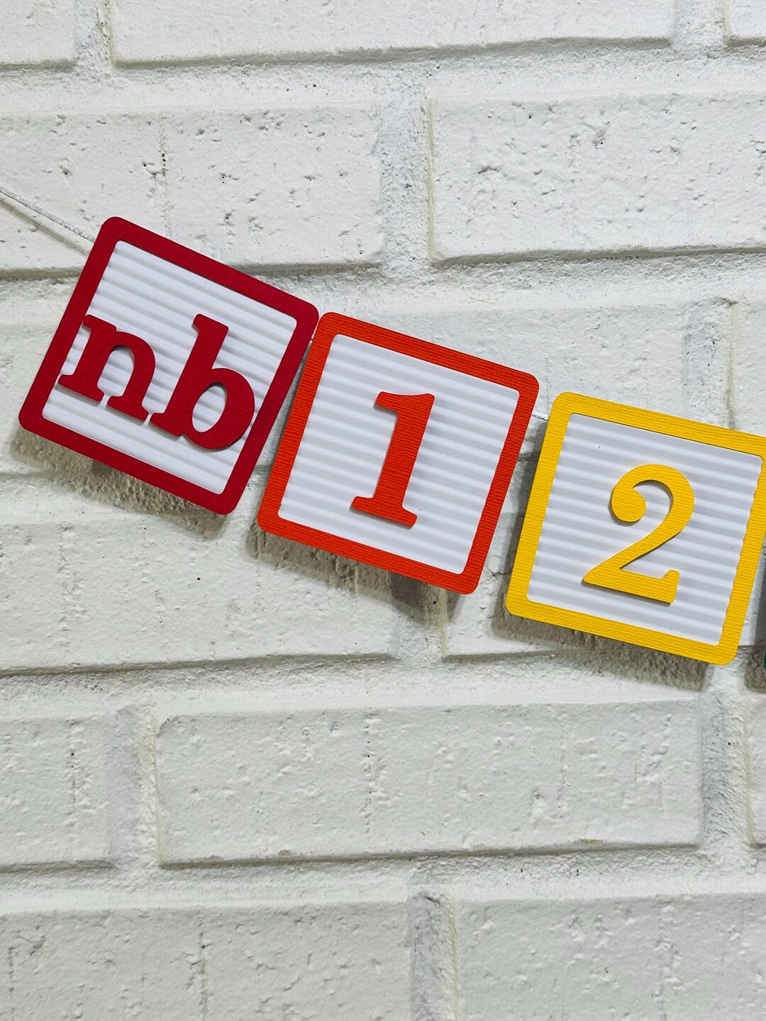 ABC Block Milestone Banner * Alphabet Block Party Banner * ABC Block ...