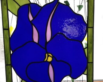 Stained Glass Violet | Etsy