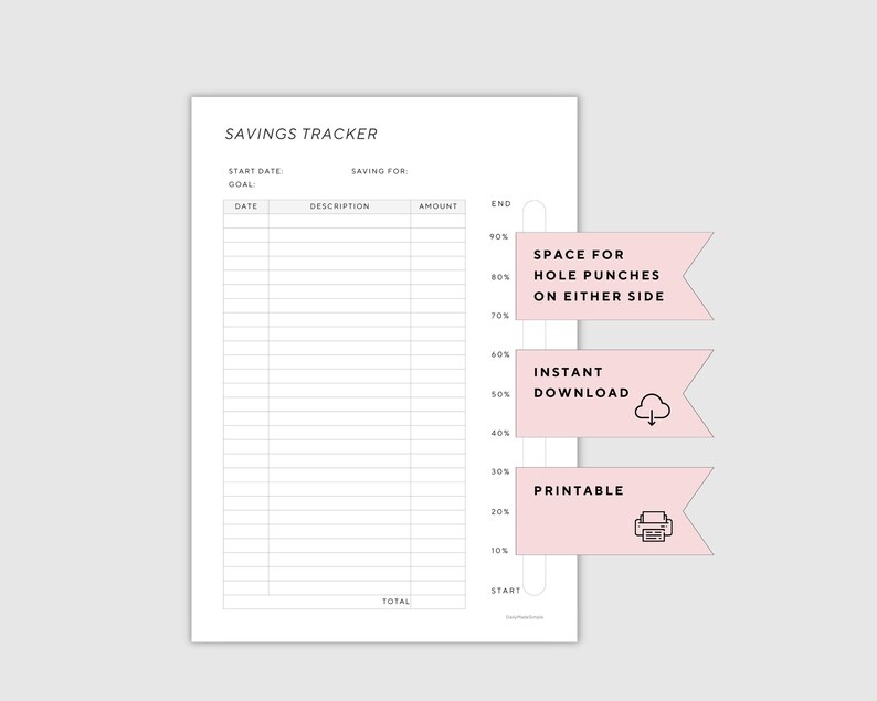 Savings Tracker, Finance Planner, Personal Finance, Savings Goal ...