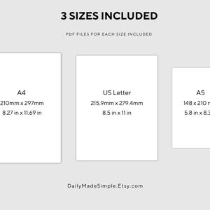 Sign in Sheet, Visitors Sign In, Welcome Sign In, Printable, A4/A5/US ...