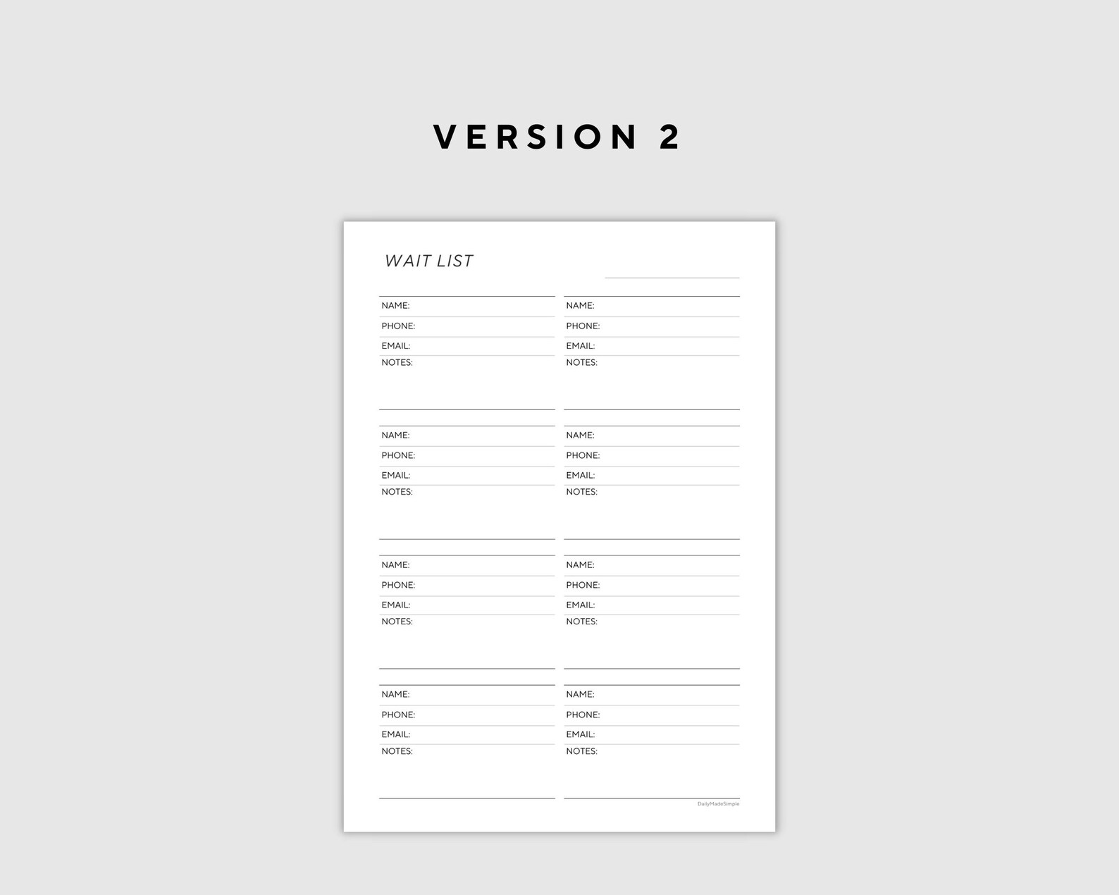 Wait List, Pre-order Tracker, Pre-order Management Tool, Pre-order List ...