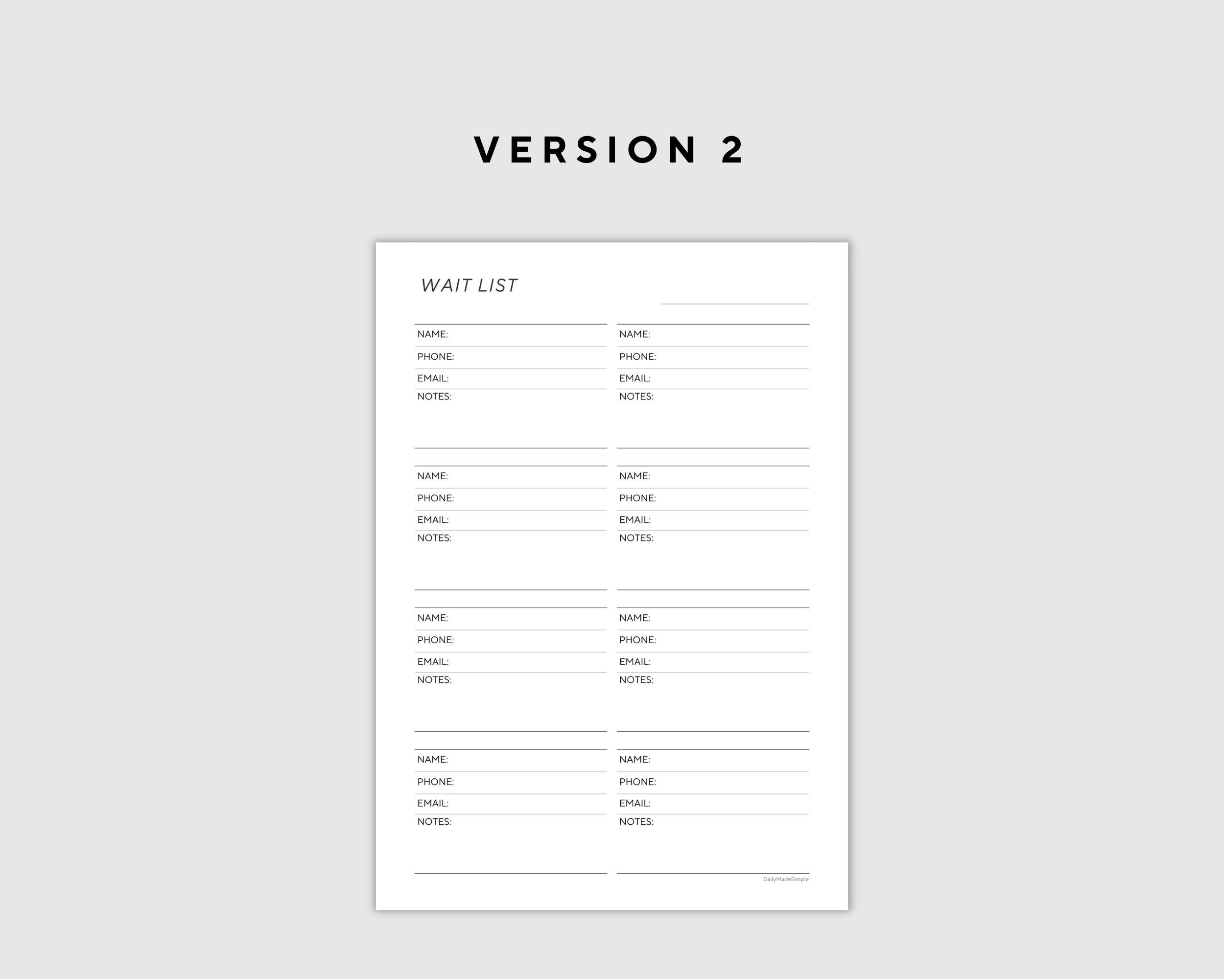 Wait List, Pre-order Tracker, Pre-order Management Tool, Pre-order List ...