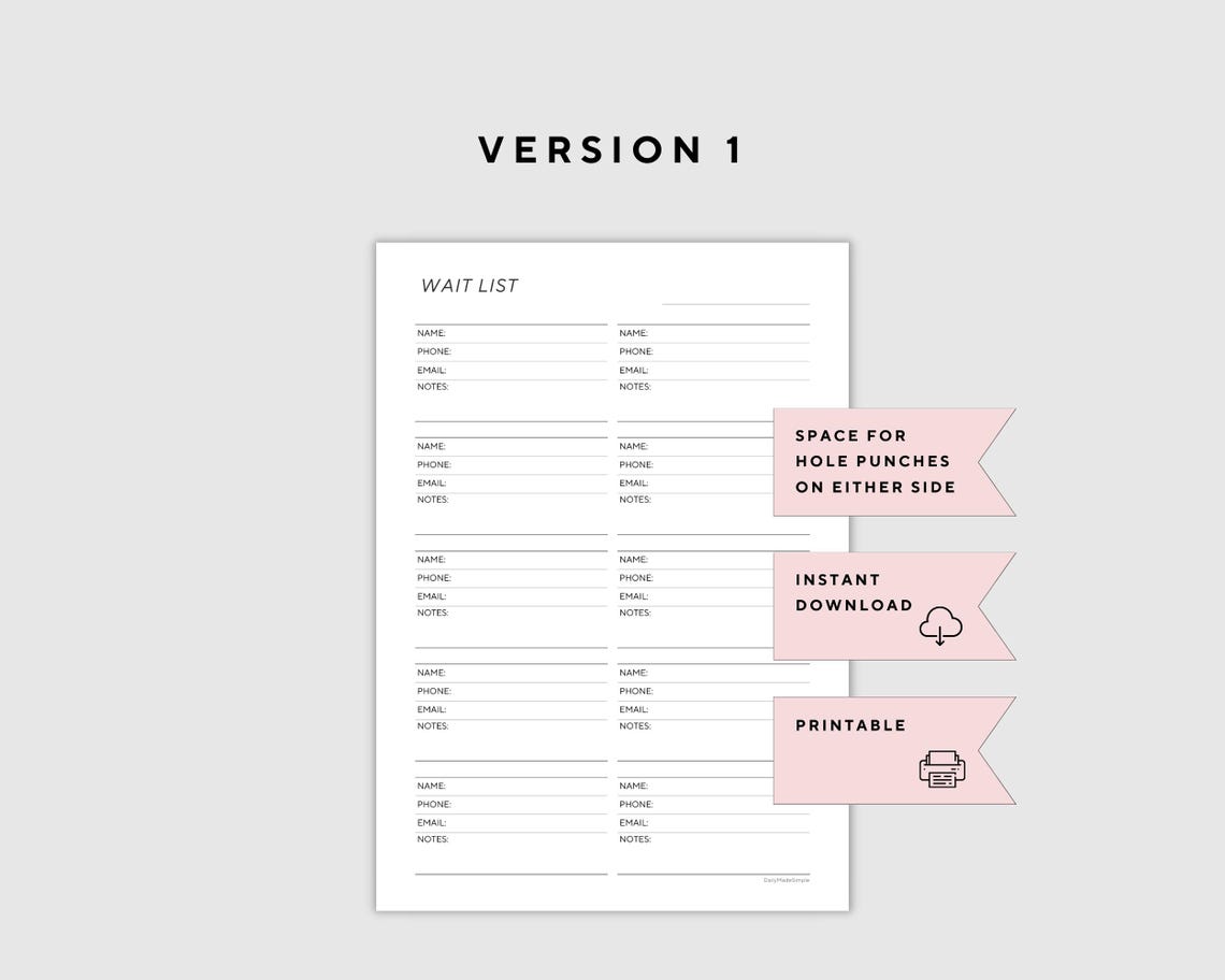 Wait List, Pre-order Tracker, Pre-order Management Tool, Pre-order List ...