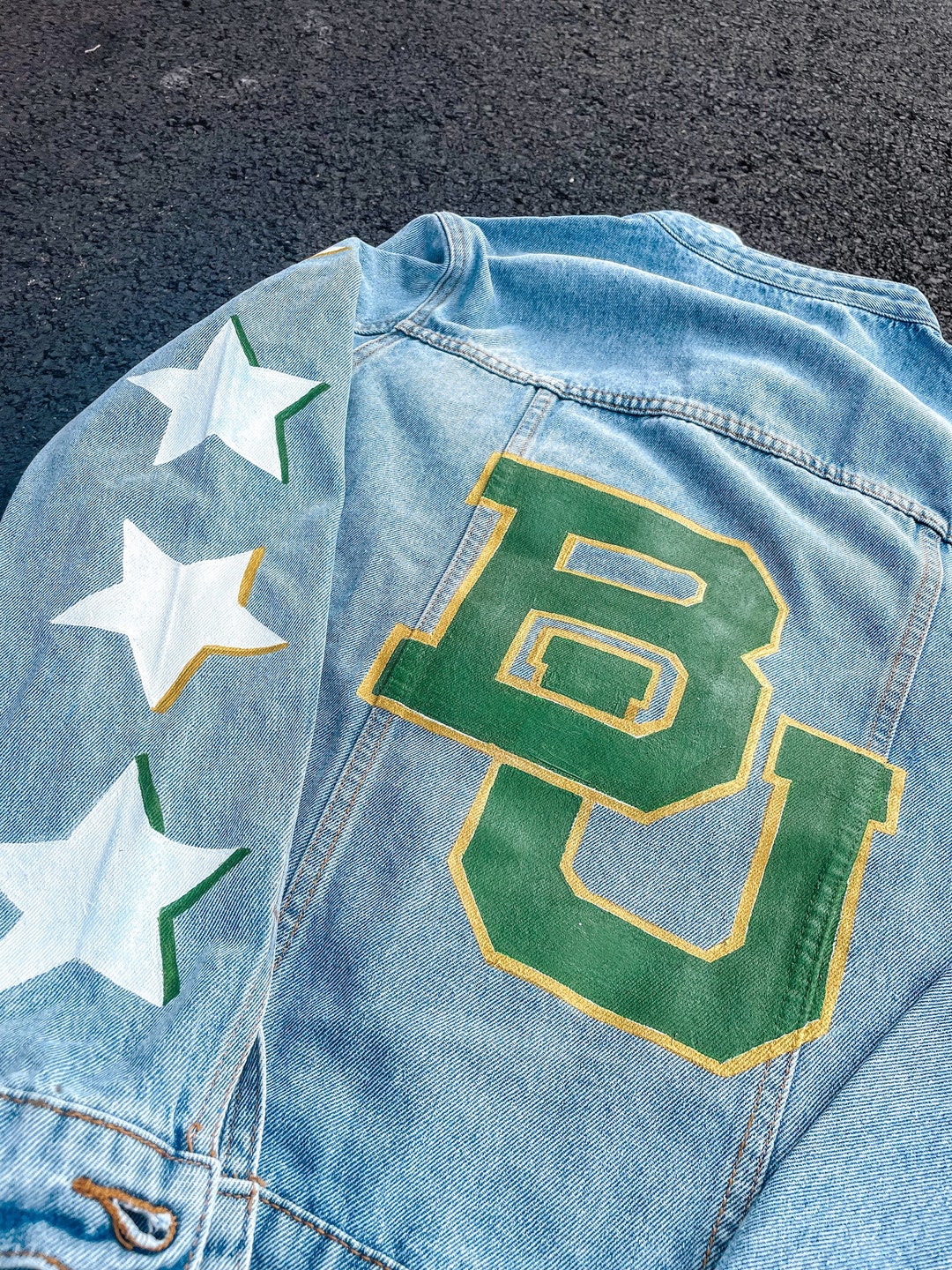 College or Team Logo Jacket - Etsy