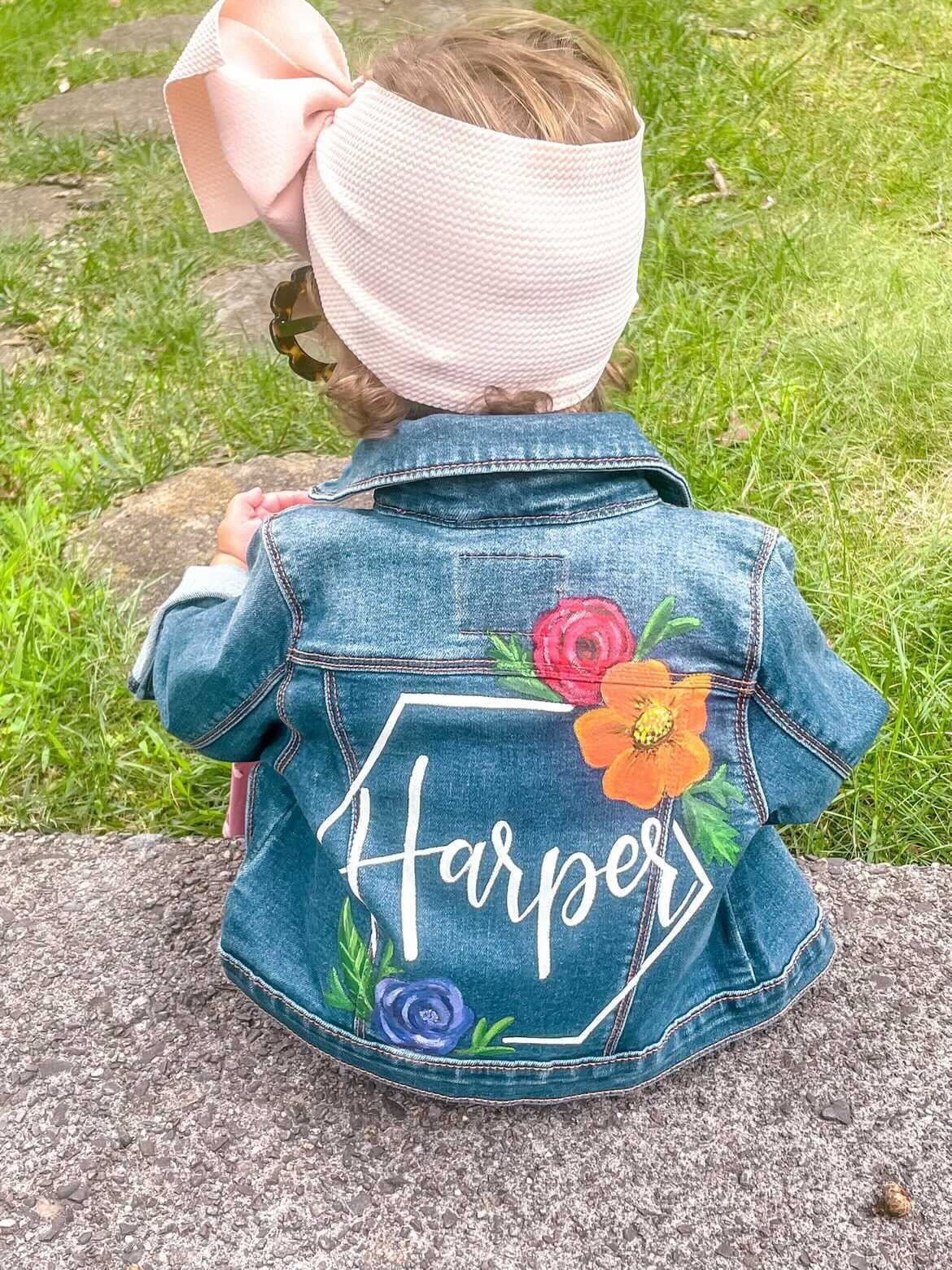 Flower Name Jacket - Etsy